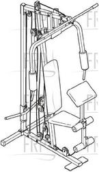 Weider - 950 - WESY1382.0 | Fitness and Exercise Equipment Repair Parts