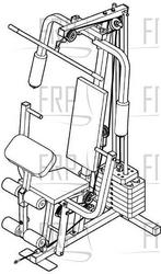 Weider - 8525 - WESY1951.2 | Fitness and Exercise Equipment Repair Parts